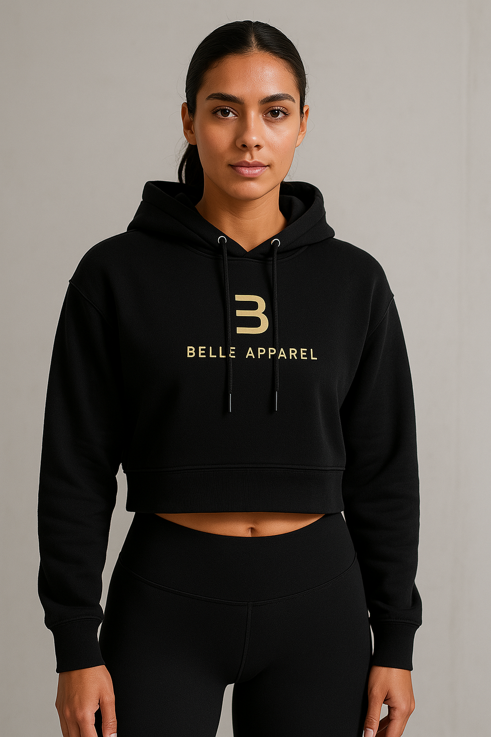 The Luxe Crop Hoodie – Belle Apparel